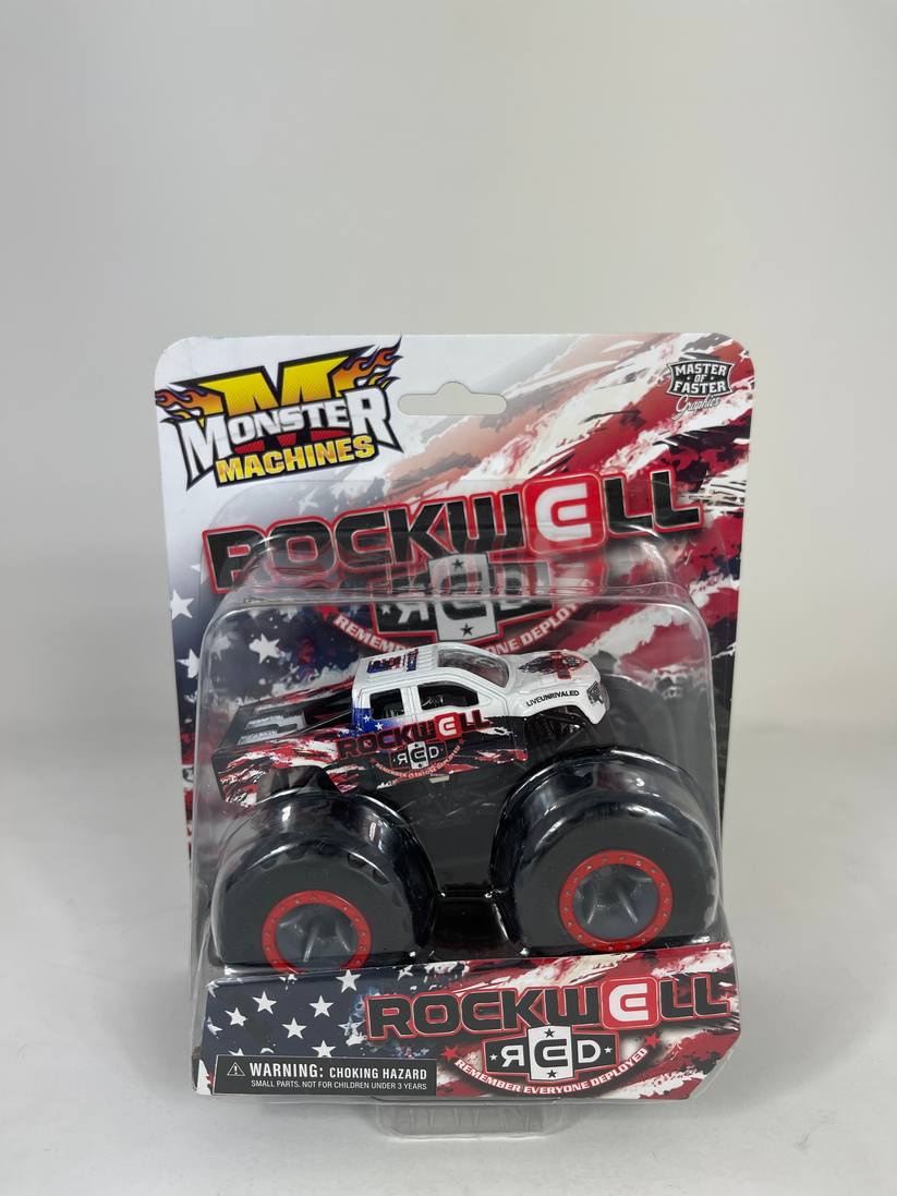 Rockwell R.E.D Monster Truck Toy 1:64 – Team Throttle Monster